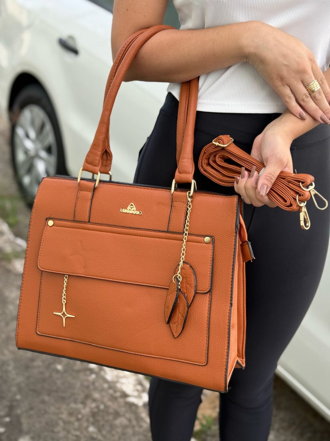 Bolsa Miss Dong Premium Chaveiro Folhas Sintético (DH1049) – Online ...